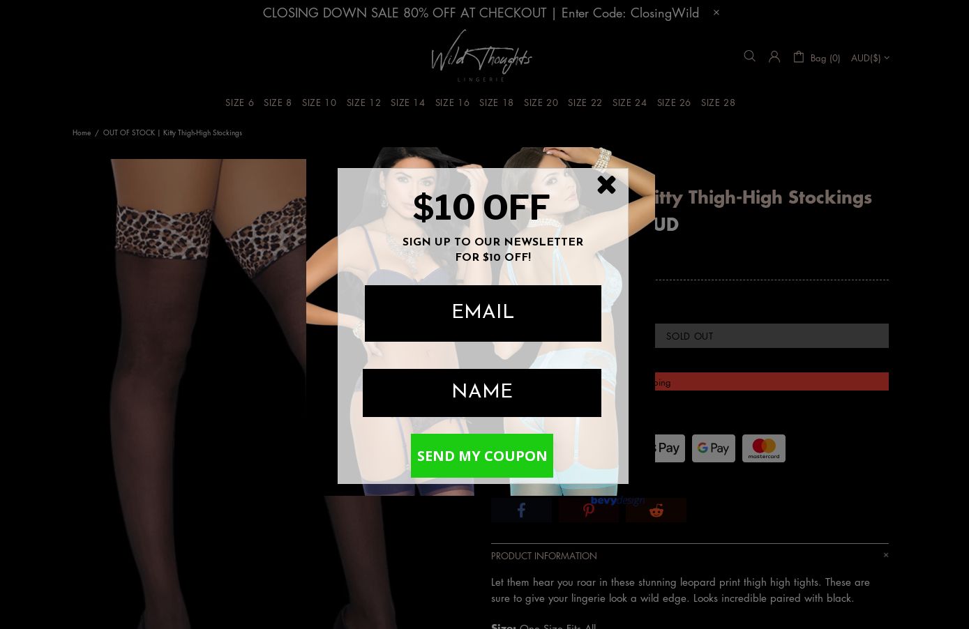 mobile - code - blocking script tags - Thigh High Stockings – Wild Thoughts Lingerie ...
